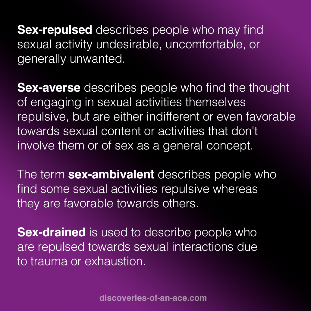 Sex-repulsed, sex-averse and everything in between – Discoveries of an Ace
